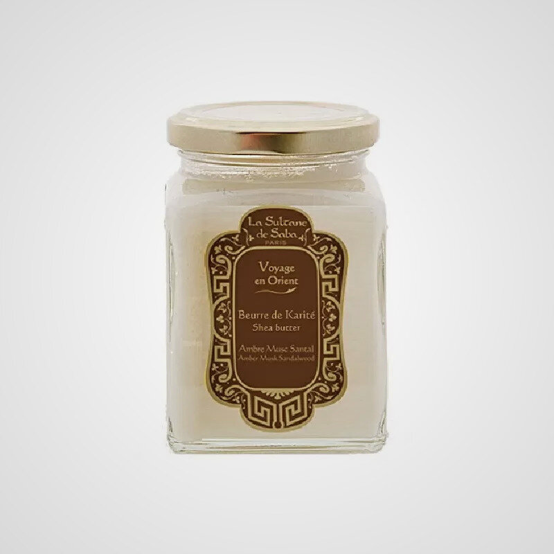 Масло ореха карите амбра/мускус/сантал 300 мл La Sultane de Saba shea butter amber musk sandalwood Масло 300 мл