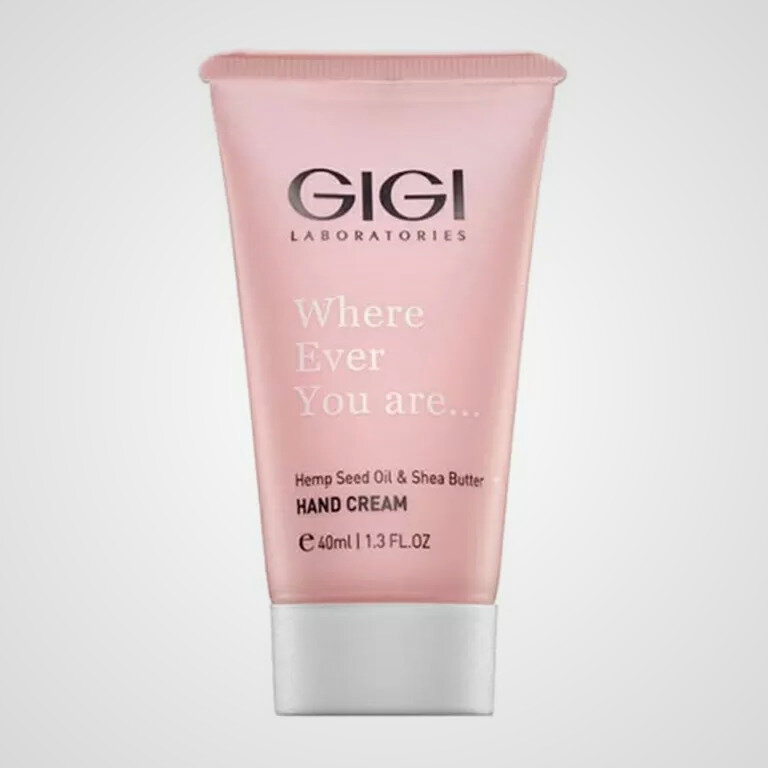 Крем для рук с маслом семян конопли и маслом Ши 40 мл GIGI Skin Expert Wherever you are Cream Крем 40 мл