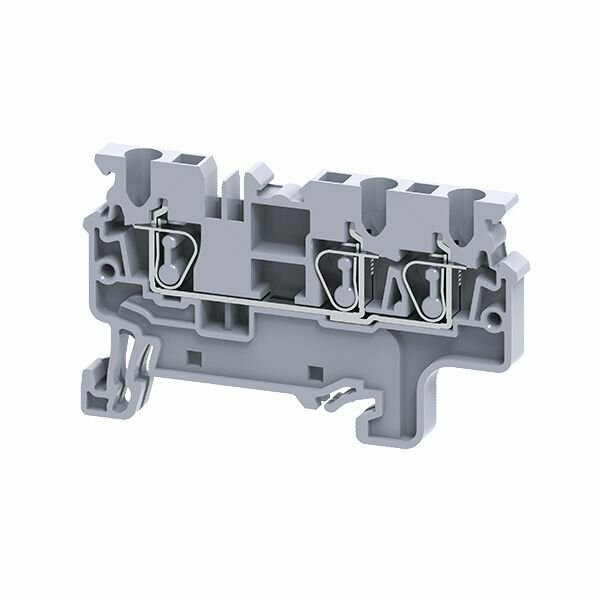 Клемма с тремя контактами пружинная OptiClip СХ-2.5-TRIPLET-I сер. КЭАЗ 289747