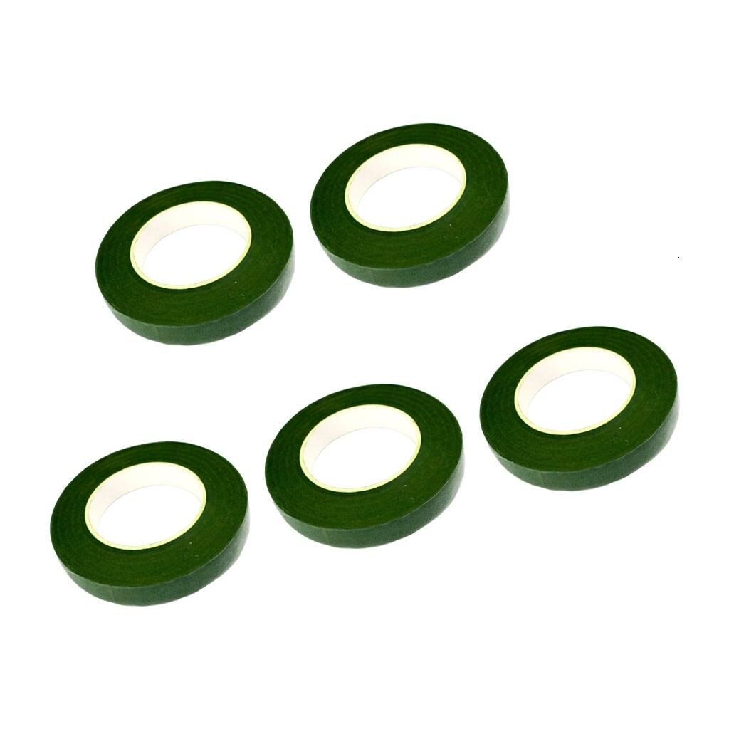 Гибкая лента для стеблей искусственных растений, Темно-зеленый