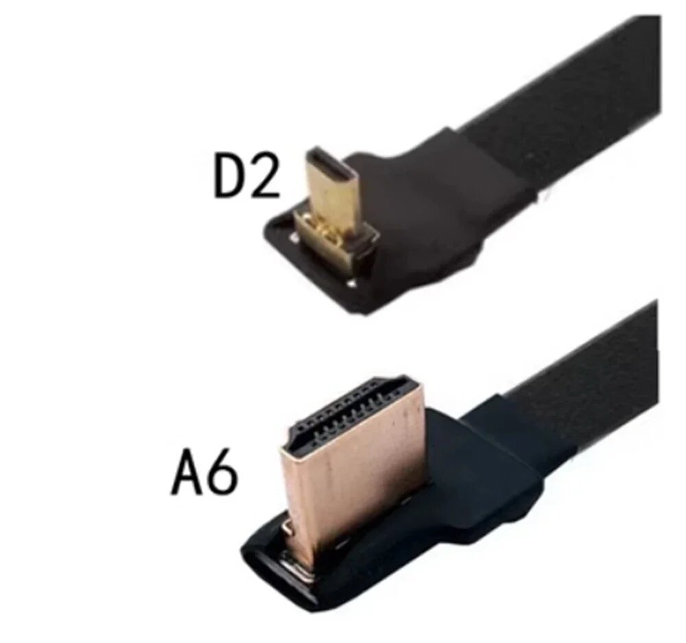 Micro HDMI - HDMI кабель, 50см, A6-D2