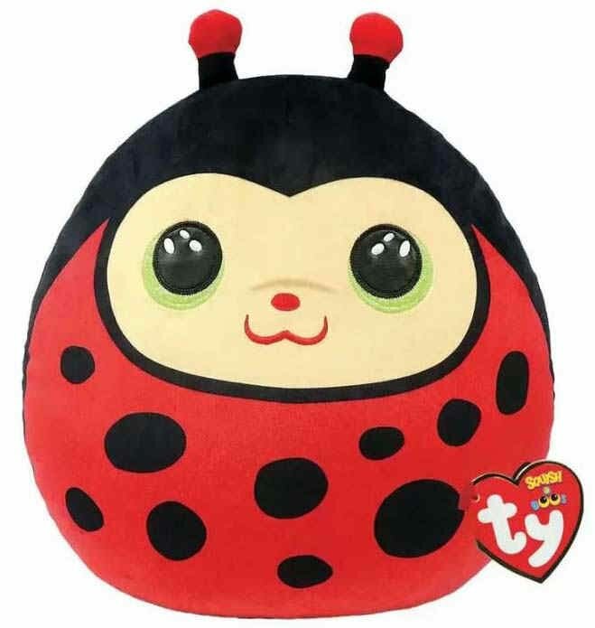 Мягкая игрушка-сквиш Иззи божья коровка 25 см