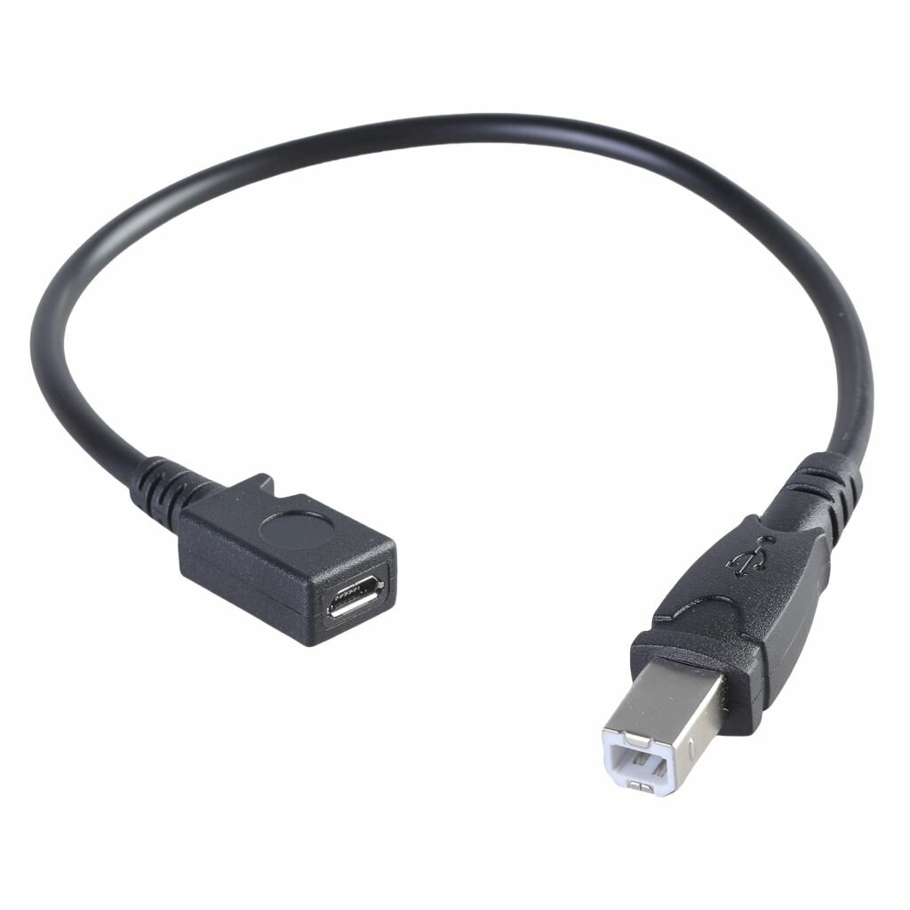 29см USB 5Pin Female to B Male адаптер кабель для принтеров, сканеров, цифровых клавиатур, электронных инструментов