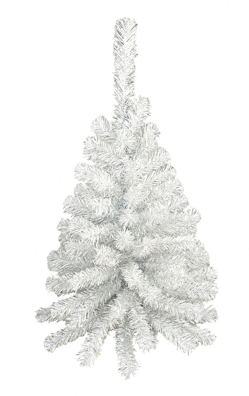 Ель MOROZCO Декоративная белая с серебром 1,0 м