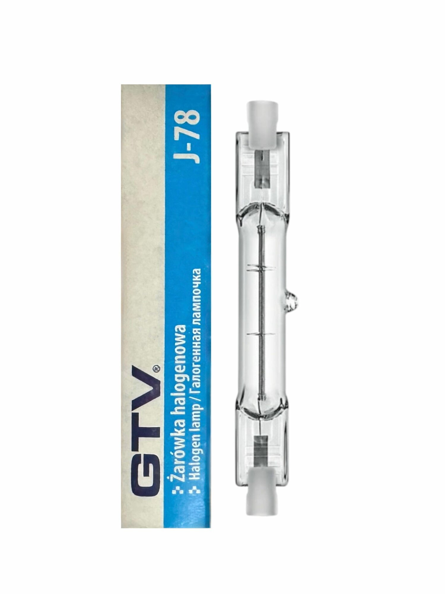 Лампа галогенная линейная GTV J-78 150w 3000K R7s