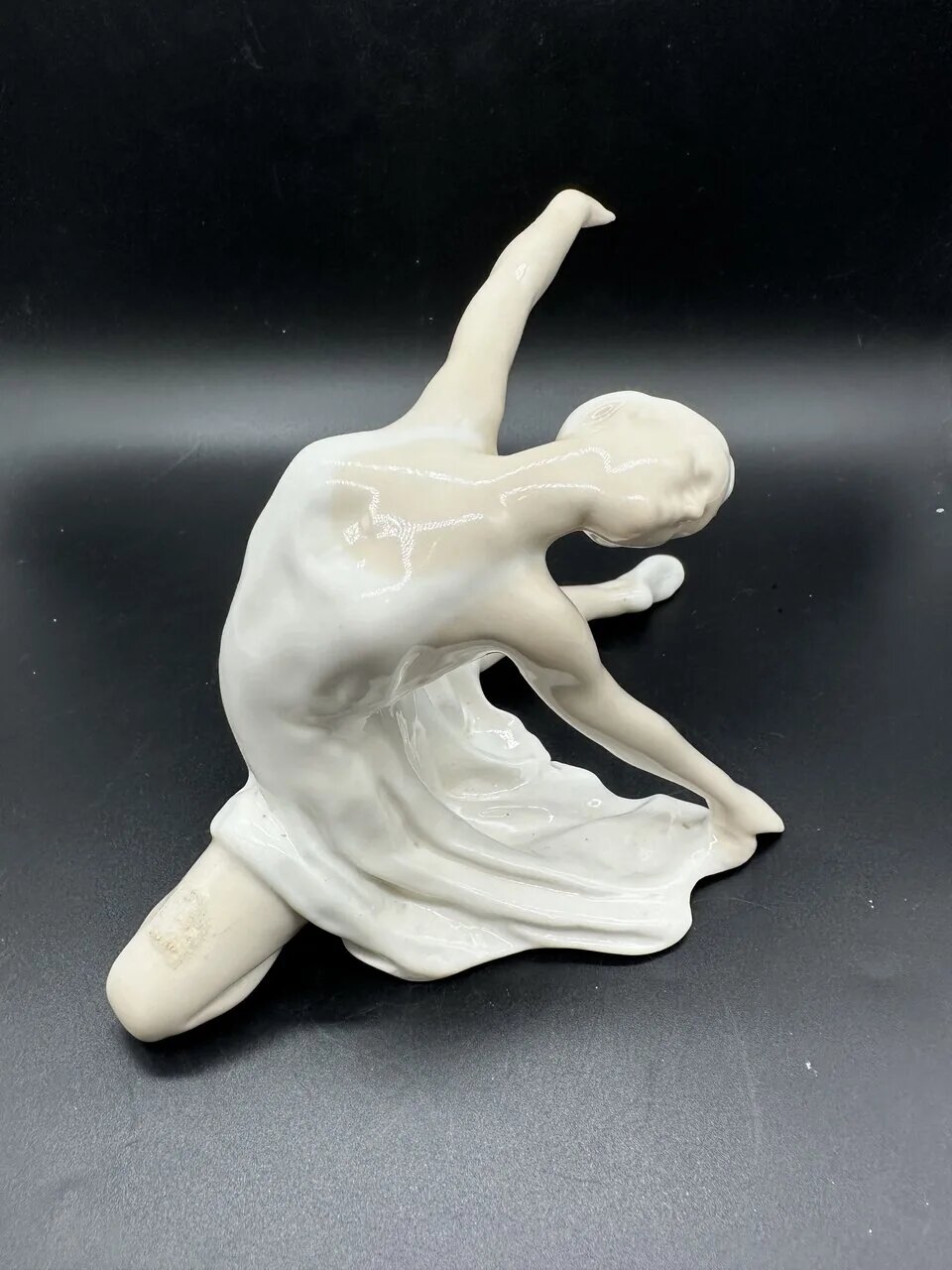 Статуэтка Балерина Умирающий лебедь Фарфор Лзфи 60 годы винтажная редкая