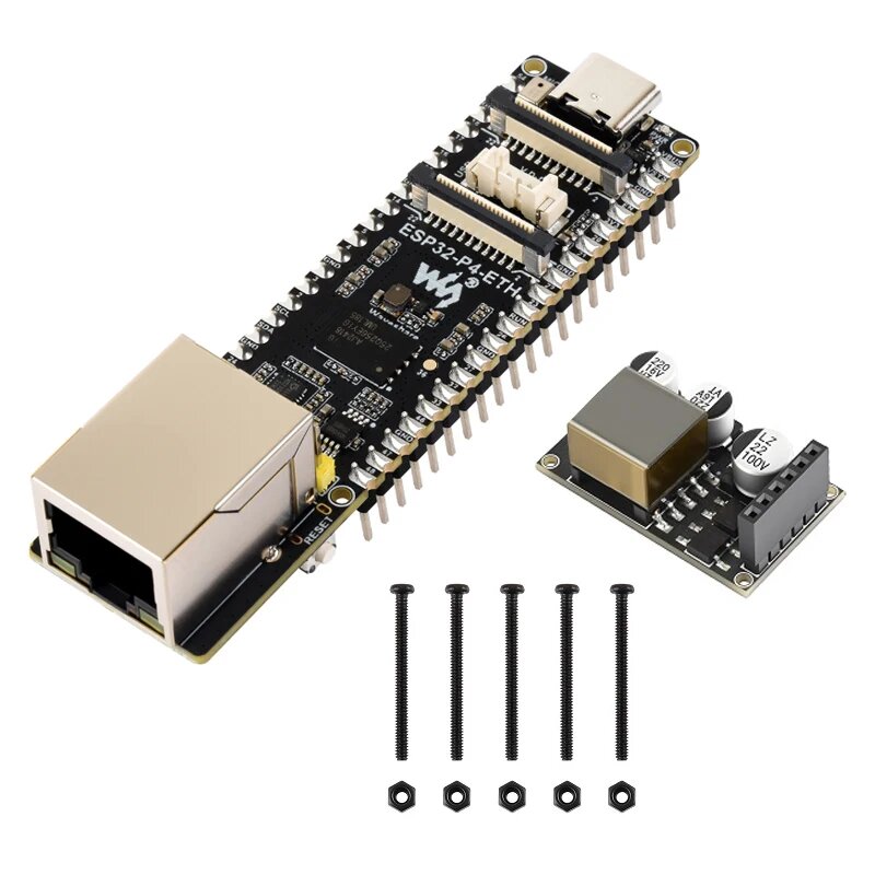 ESP32-P4-POE-ETH-B Waveshare модуль с дисплеем и камерой — фото 1