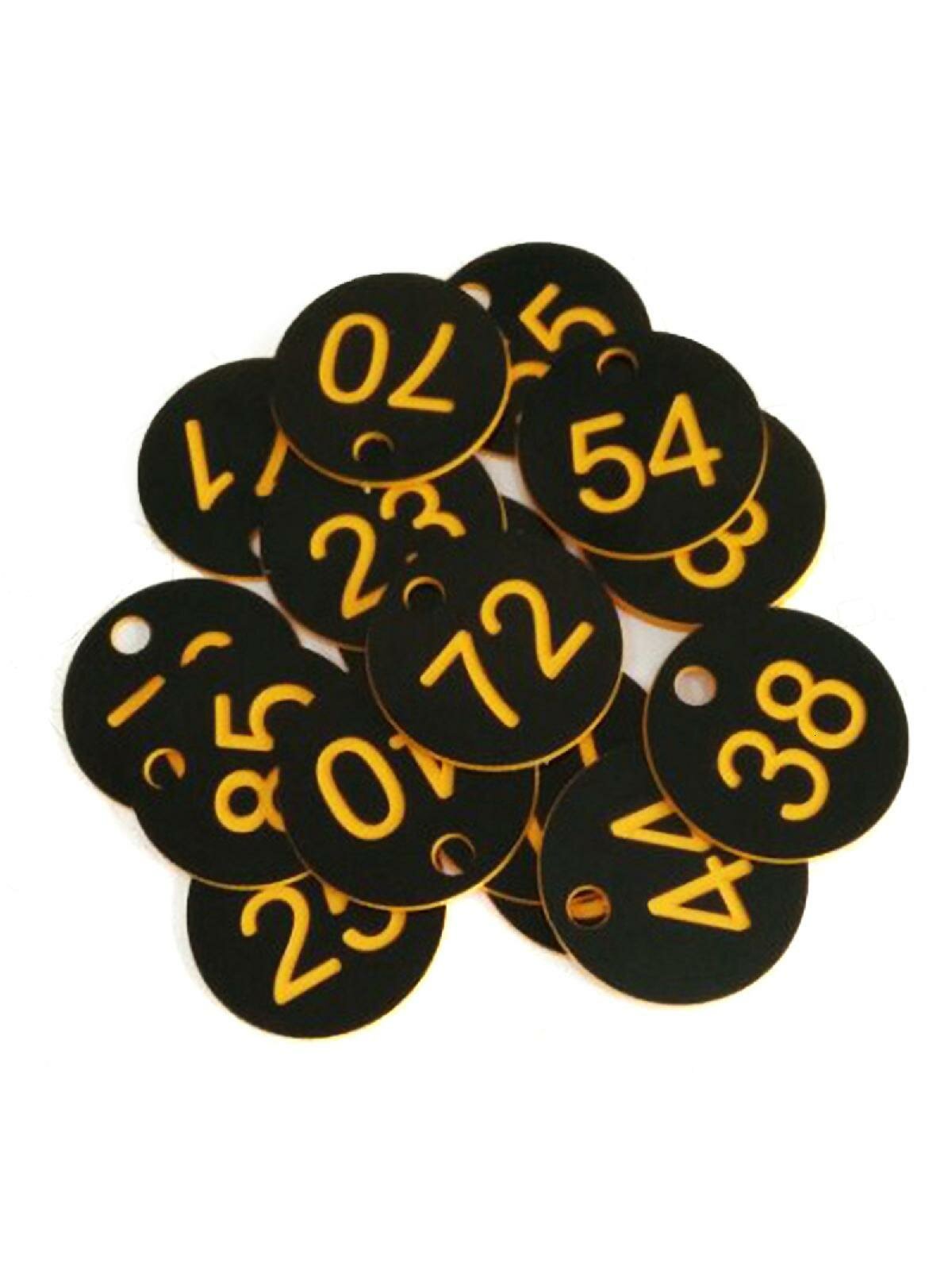 Бирки для маркировки багажа, Черный