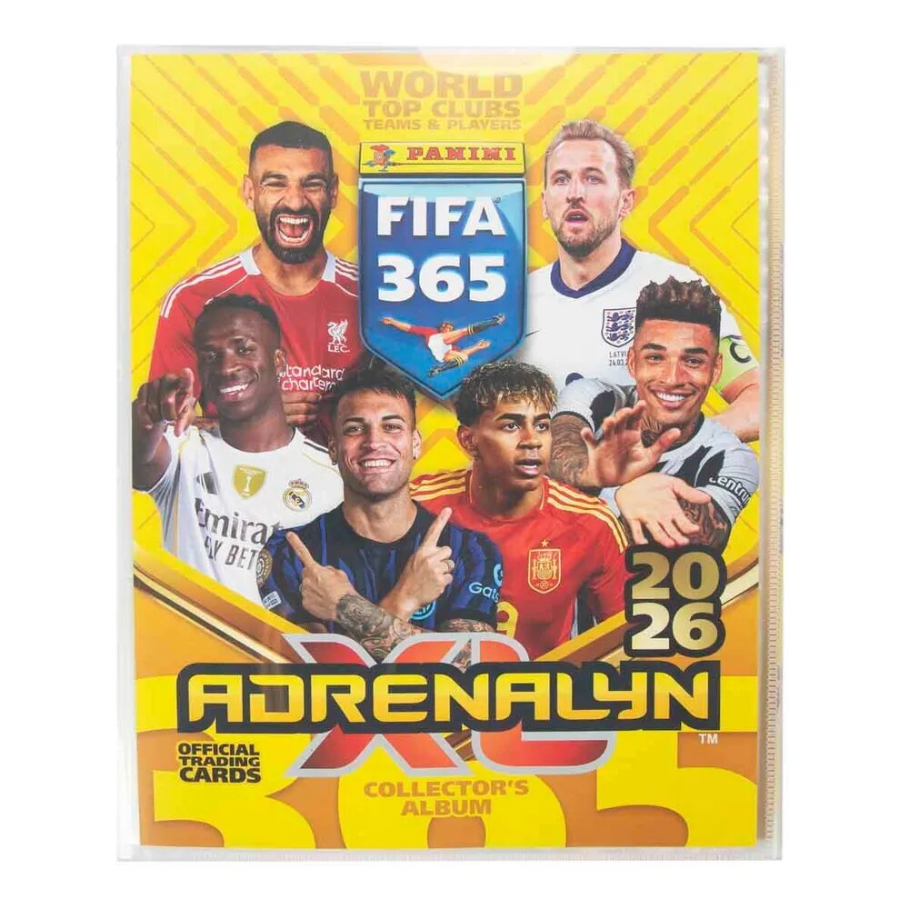 Стартовый набор Панини FIFA 365‑2026, альбом +18 карточек, футбольные карты для детей и фанатов