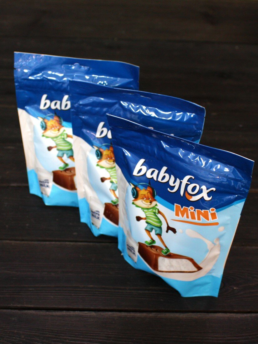 «BabyFox», конфеты mini с молочной начинкой