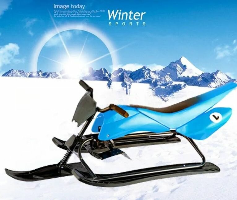 Снегокат Mount Elbrus синий -hj