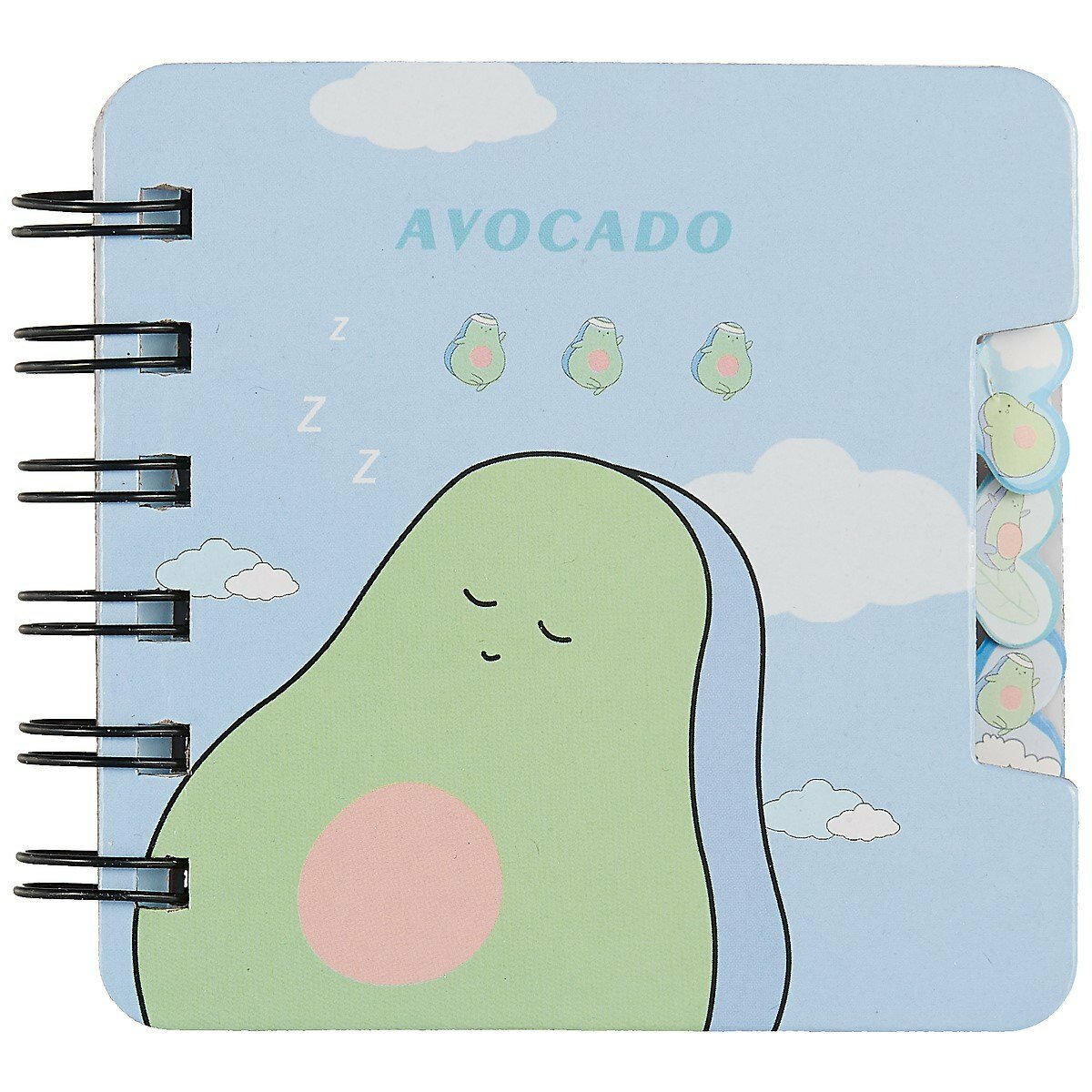 Записная книжка "Авокадо", А7, 55 листов, линейка