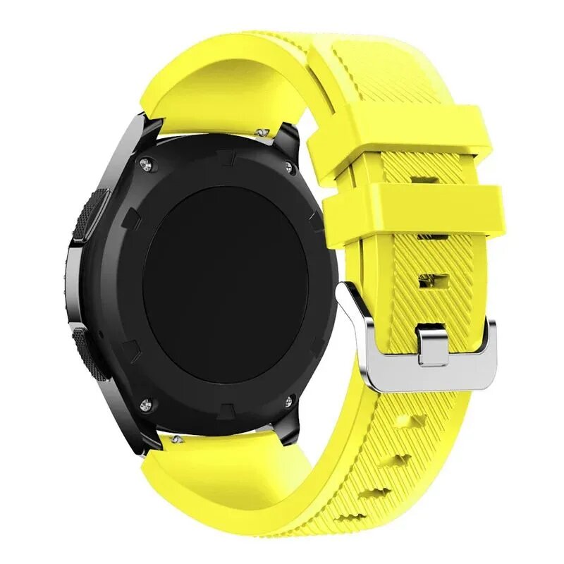 Ремешок для часов Samsung Gear S3 Galaxy Watch 3 диаметром 22 мм, Силиконовый спортивный ремешок для Huawei GT2 диаметром 46 мм