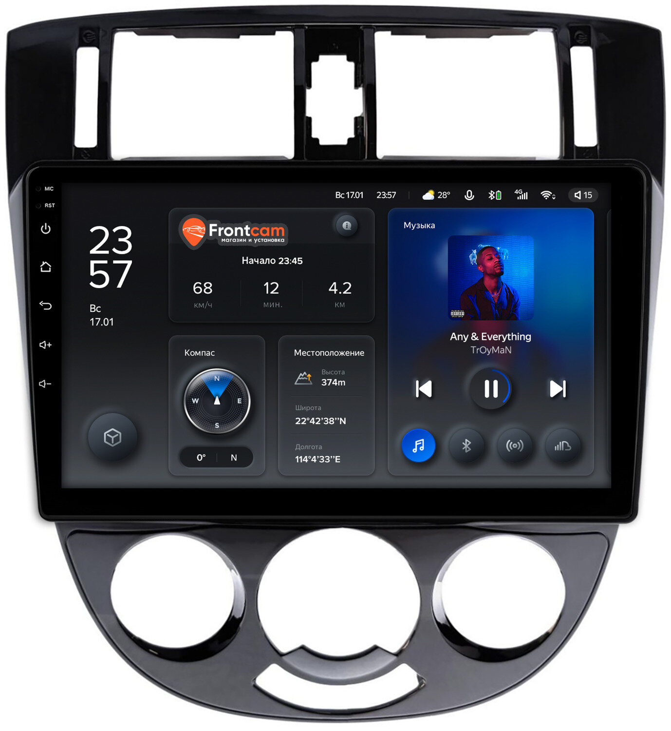 Штатная магнитола Chevrolet Lacetti 2004-2013 (черная, глянцевая, Универсал/Седан, авто без климат-контроля) Teyes X1 4G 4/64 10" RM-10-0830 Android 1