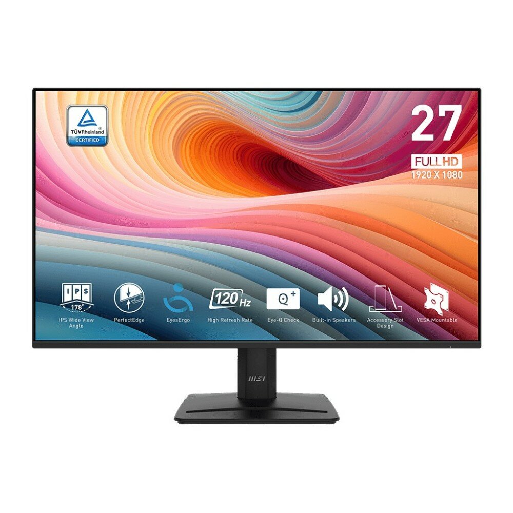 27" Монитор MSI PRO MP275 E2, IPS, 1920x1080, 120 Гц (9S6-3PD3CM-043)