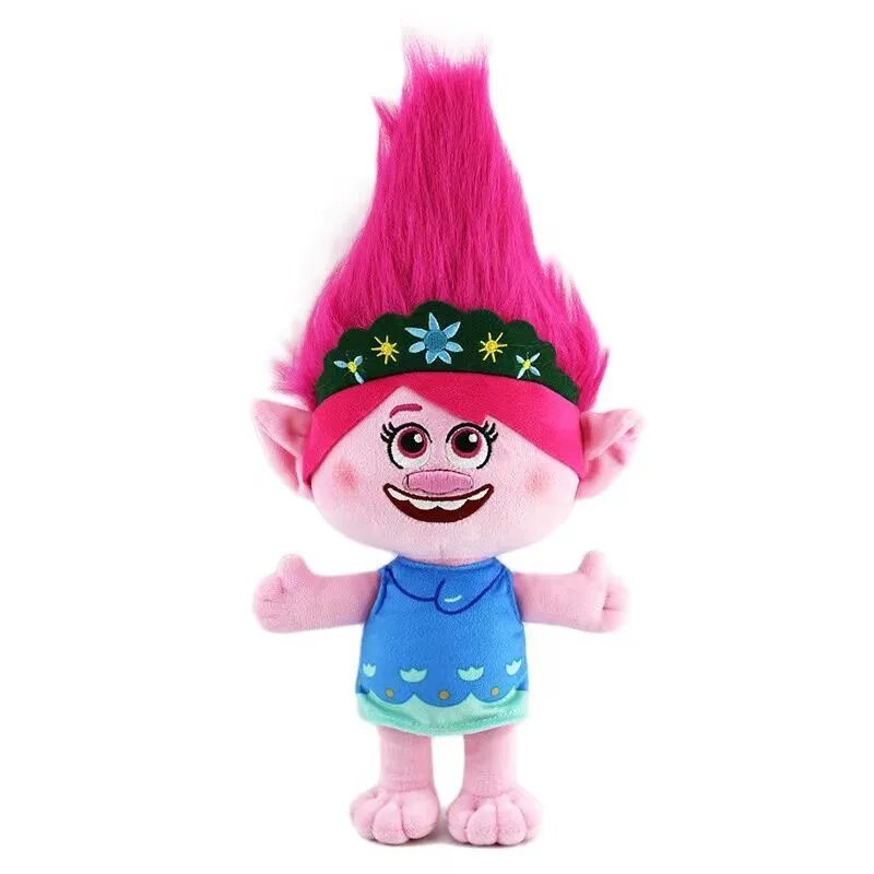 Мягкая игрушка Тролли 3 (Trolls Band Together) 35см Красного цвета