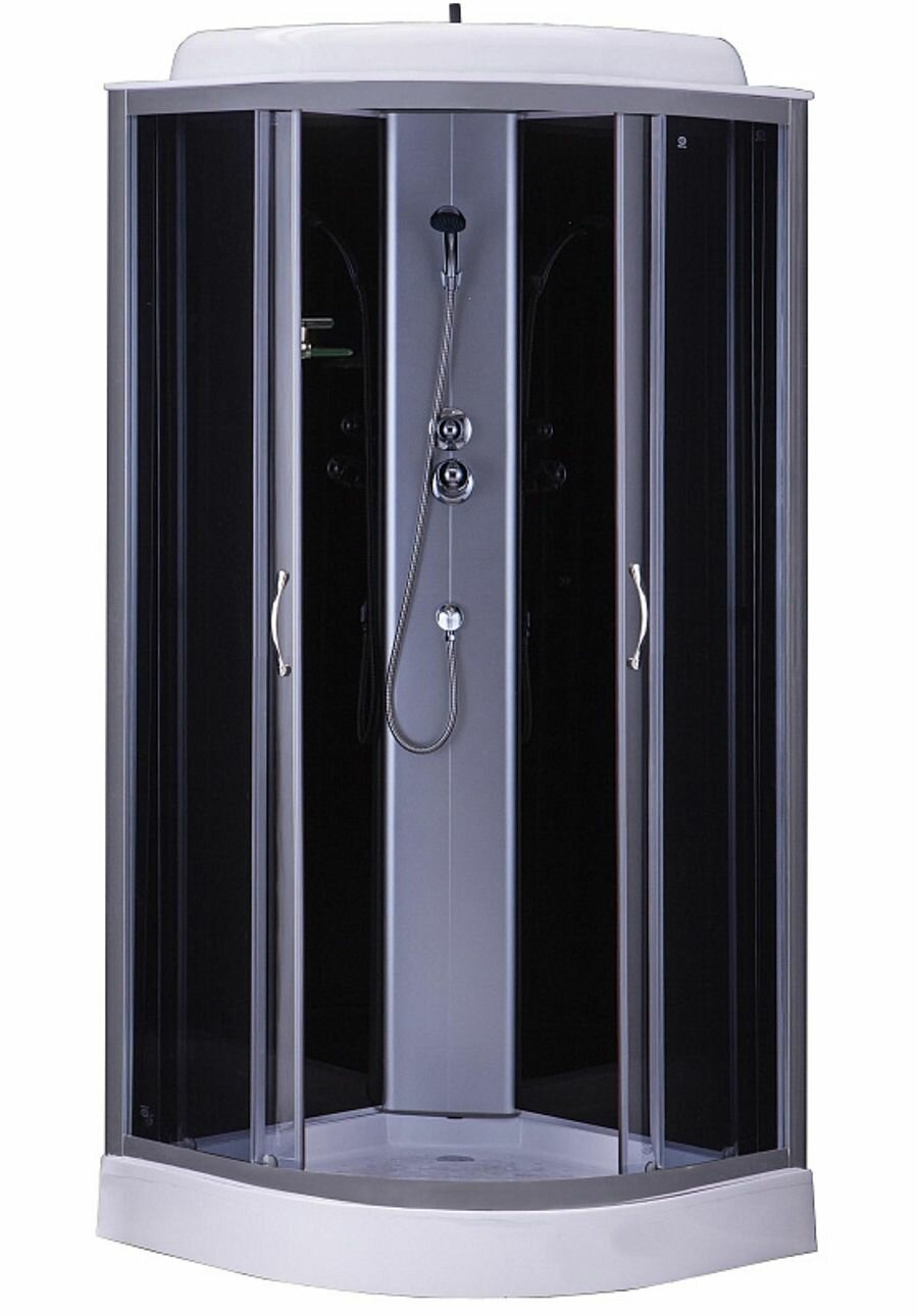 Душевая кабина с низким поддоном 90х90х215 Loranto Sunway CS-6691 G, 90*90*215