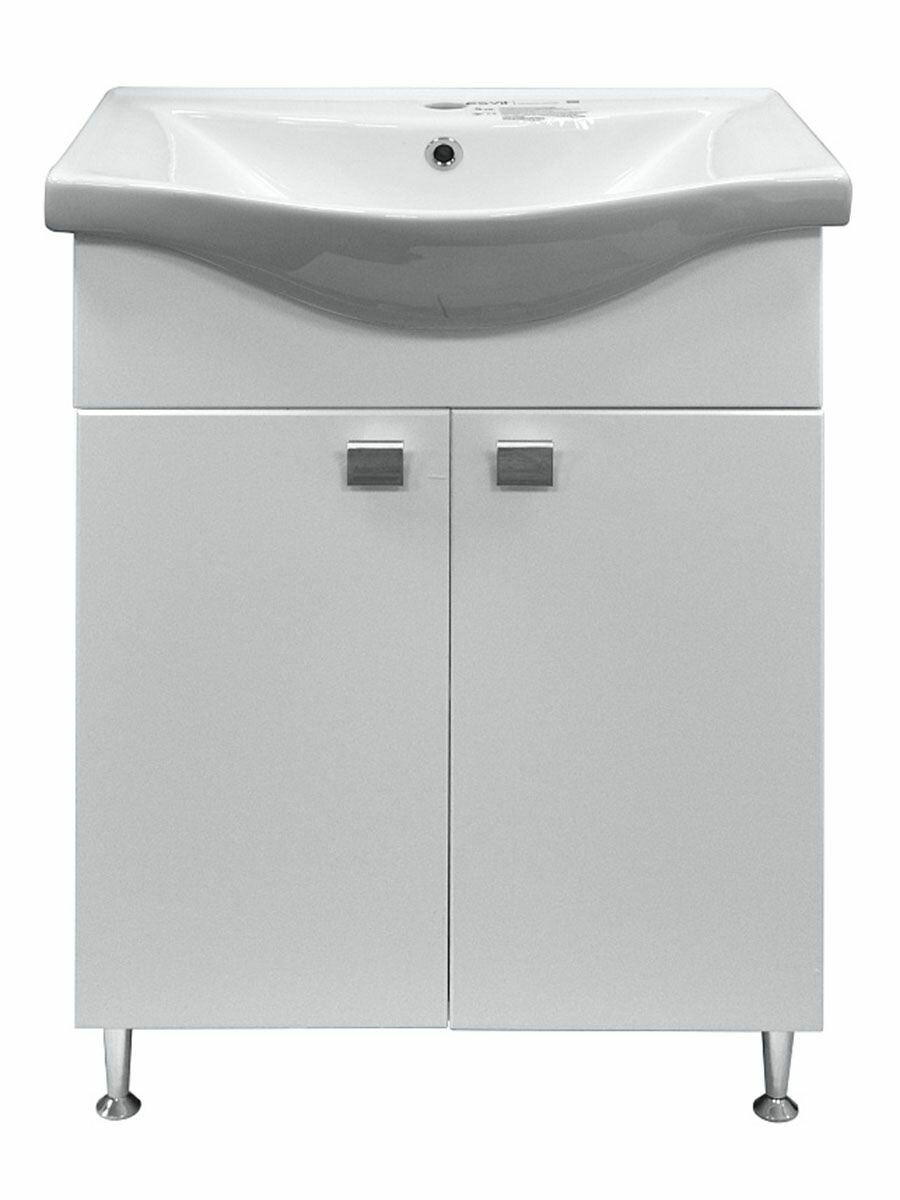 Комплект Тумба Loranto София 60 с раковиной Basic 60 (CS00079242)