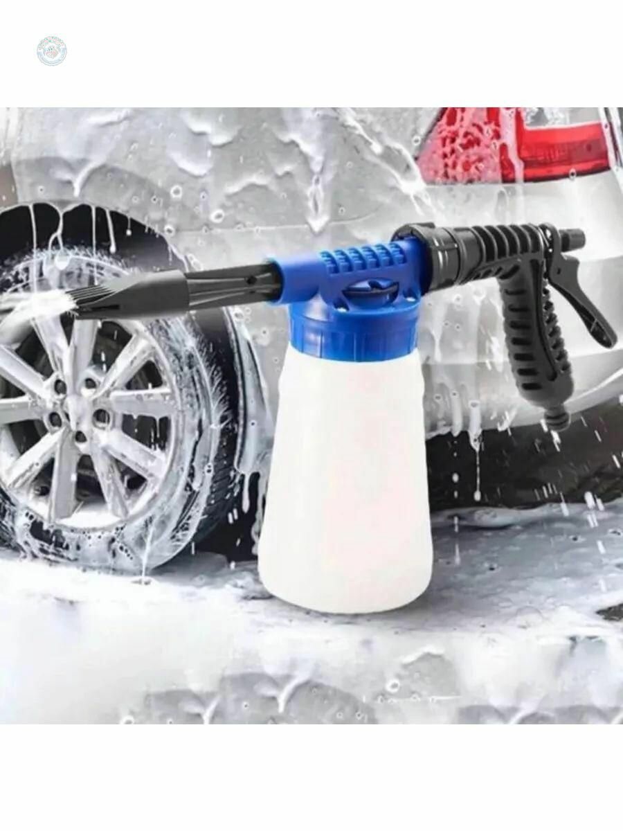 Пеногенератор для мойки авто, садовый пеногенератор-распылитель, мойка высокого давления без Керхер, насадка-пистолет для пены, мойка машины, мотоцикла, велосипеда, фасада, забора