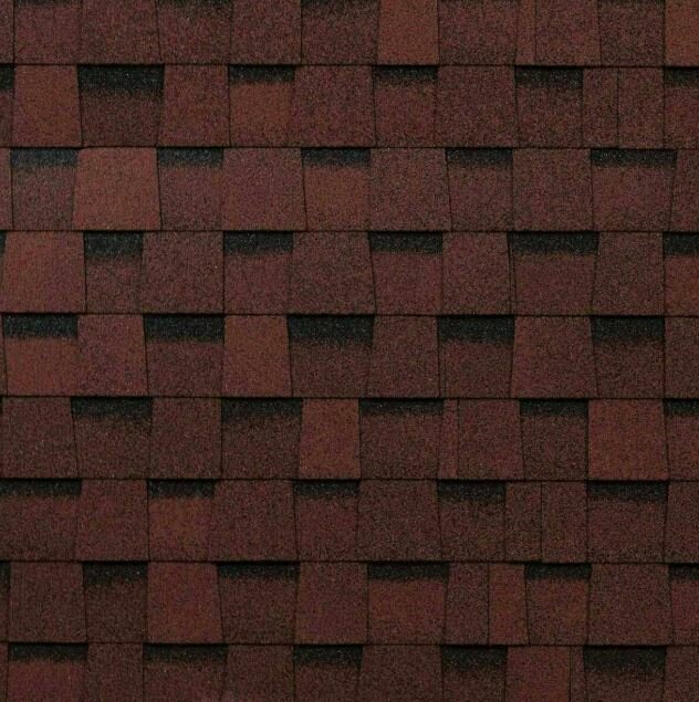 Гибкая черепица технониколь SHINGLAS Фазенда красный, упаковка 2,6 м²