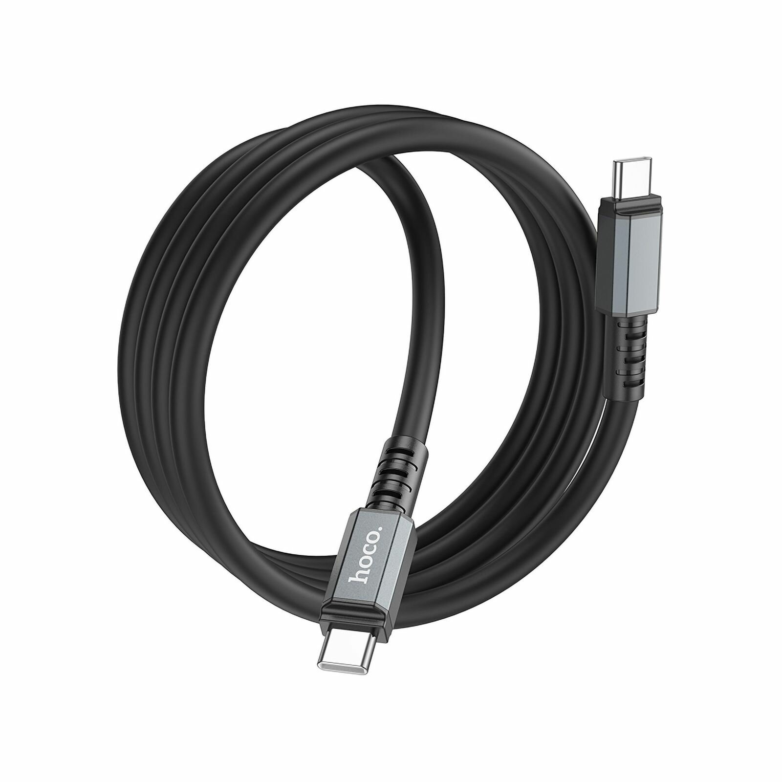 Кабель HOCO X85 Type-C to Type-C Strength 60W charging data cable 1m (черный)