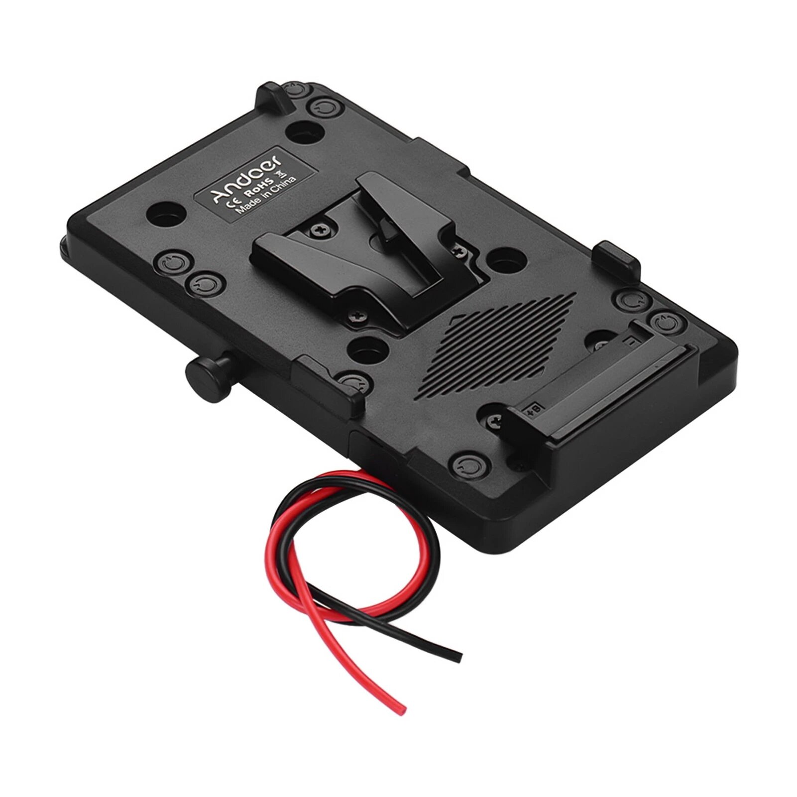 Пластина V-Mount/V-Lock для рюкзака с адаптером D-Tap черный