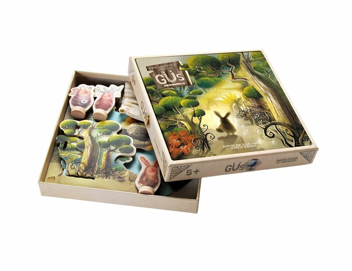 Настольная игра MARBUSHKA Gus, Удивительный мир Гю, развивающая