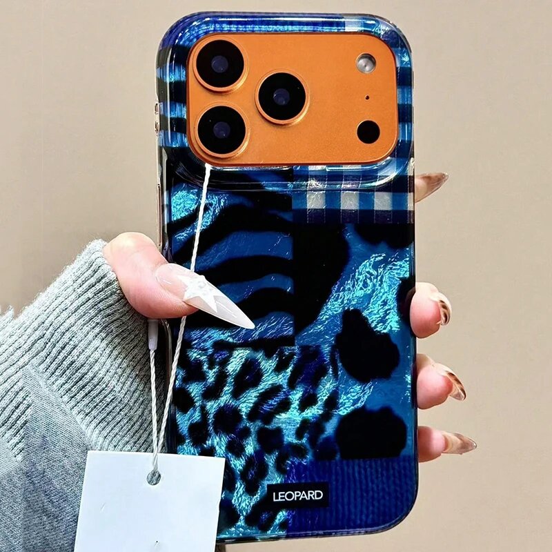 Чехол для iPhone 13 Pro Max, цвет 4, леопард