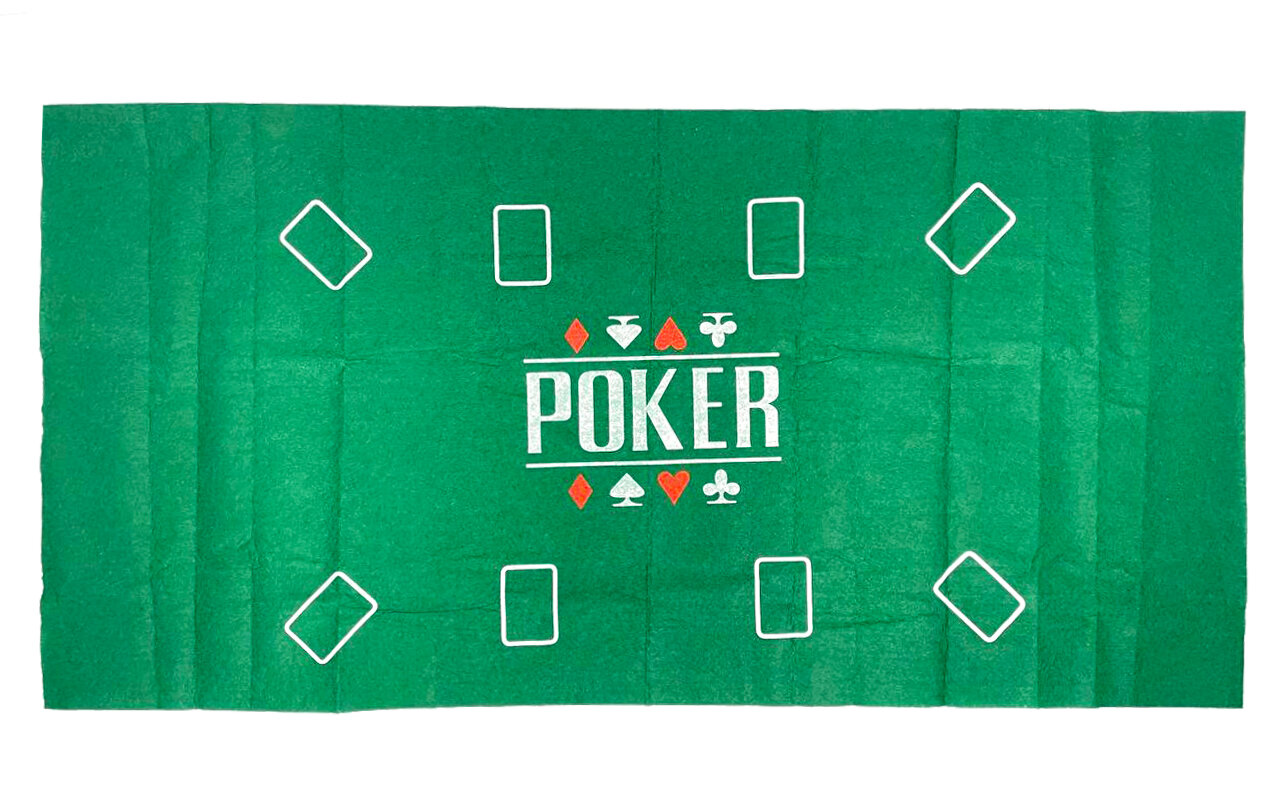 Сукно для покера 120x60 см толщина 1мм, Partida