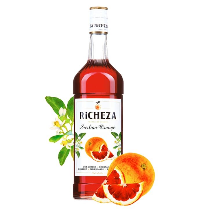 Сироп RICHEZA Апельсин Сицилийский 1л