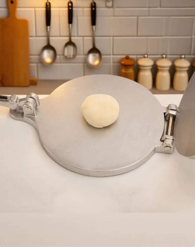 Тестораскатка для раскатки теста из алюминиевого сплава, размер изделий 22*22*8CM, черный матовый