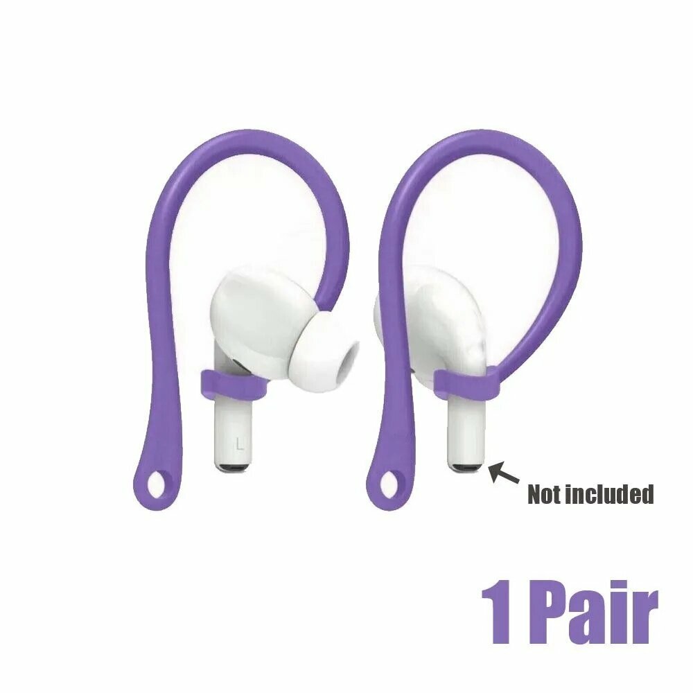 Держатель для беспроводных наушников, силиконовые чехлы, совместим с AirPods 3 Pro, 2 шт.