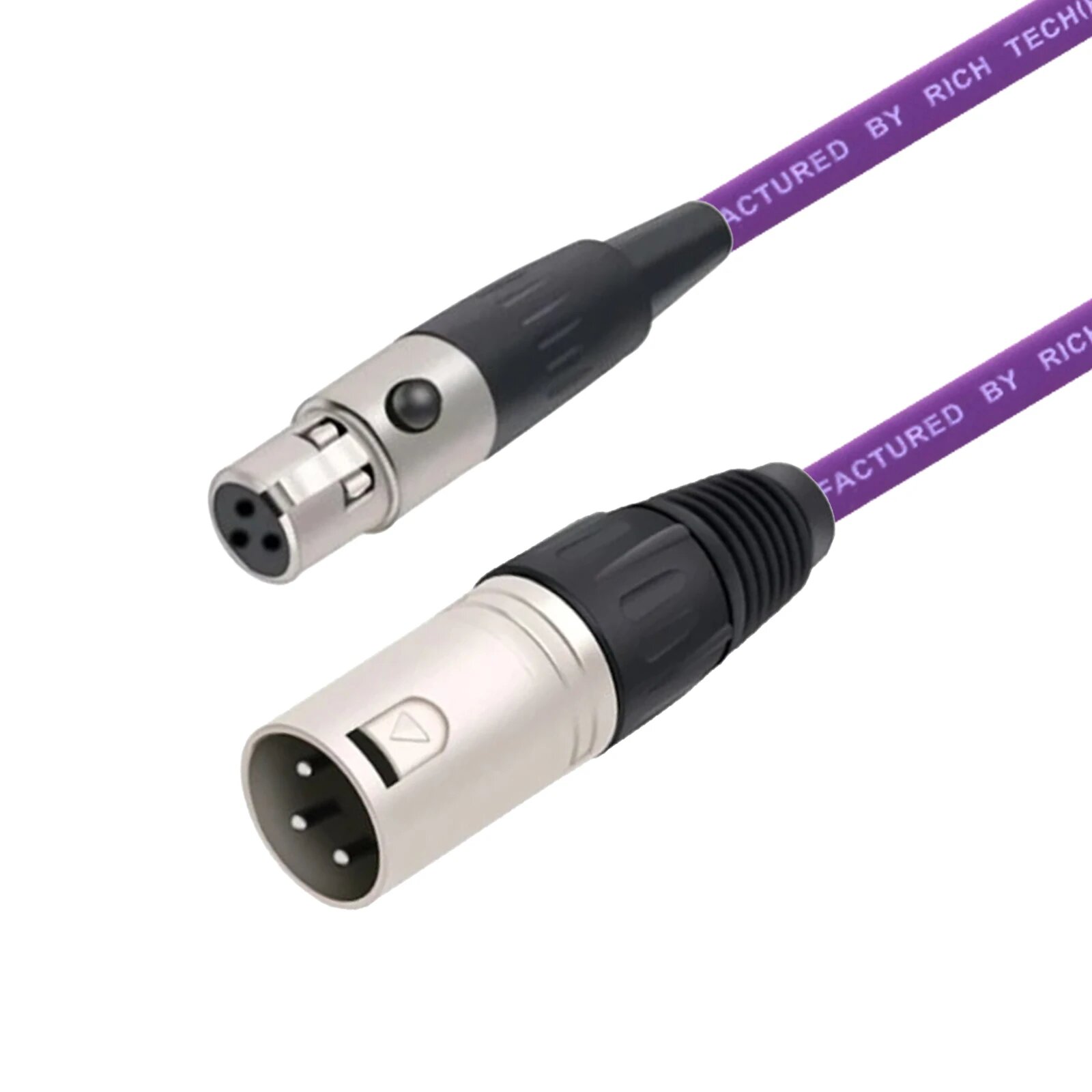 GuerGuo удлинительный кабель XLR 3-pin - mini XLR 3-pin M to Mini F-VT, 0.3m