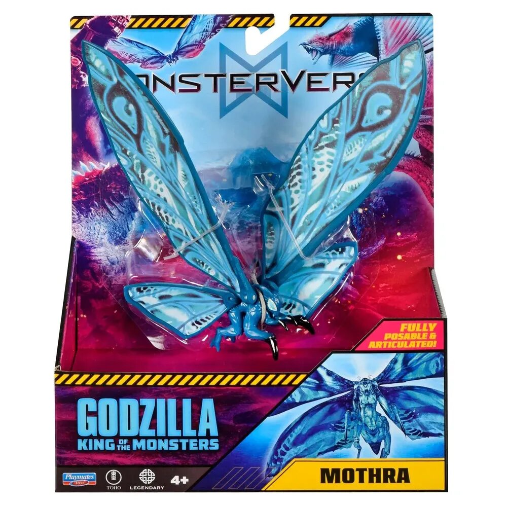 Фигурка Godzilla King of the Monsters Mothra 4+ Playmates Toys Legendary - Blue Moth