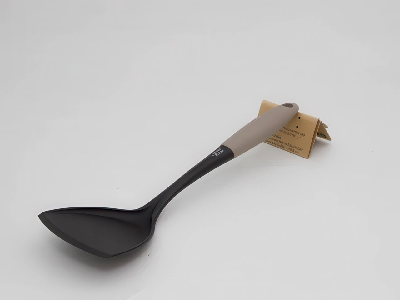 Лопатка кулинарная Gipfel 2088 ECO нейлон, 34x10 см, черный/серый