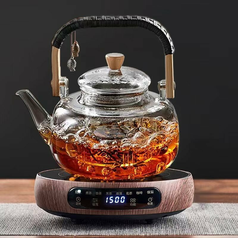 Ультратонкая электрическая керамическая плита MiChu с чайником для домашнего использования, новая модель 2025 года, утолщённый чайник, чайная плита, доступна для доставки.