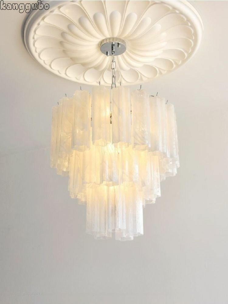 Люстра из муранского художественного стекла