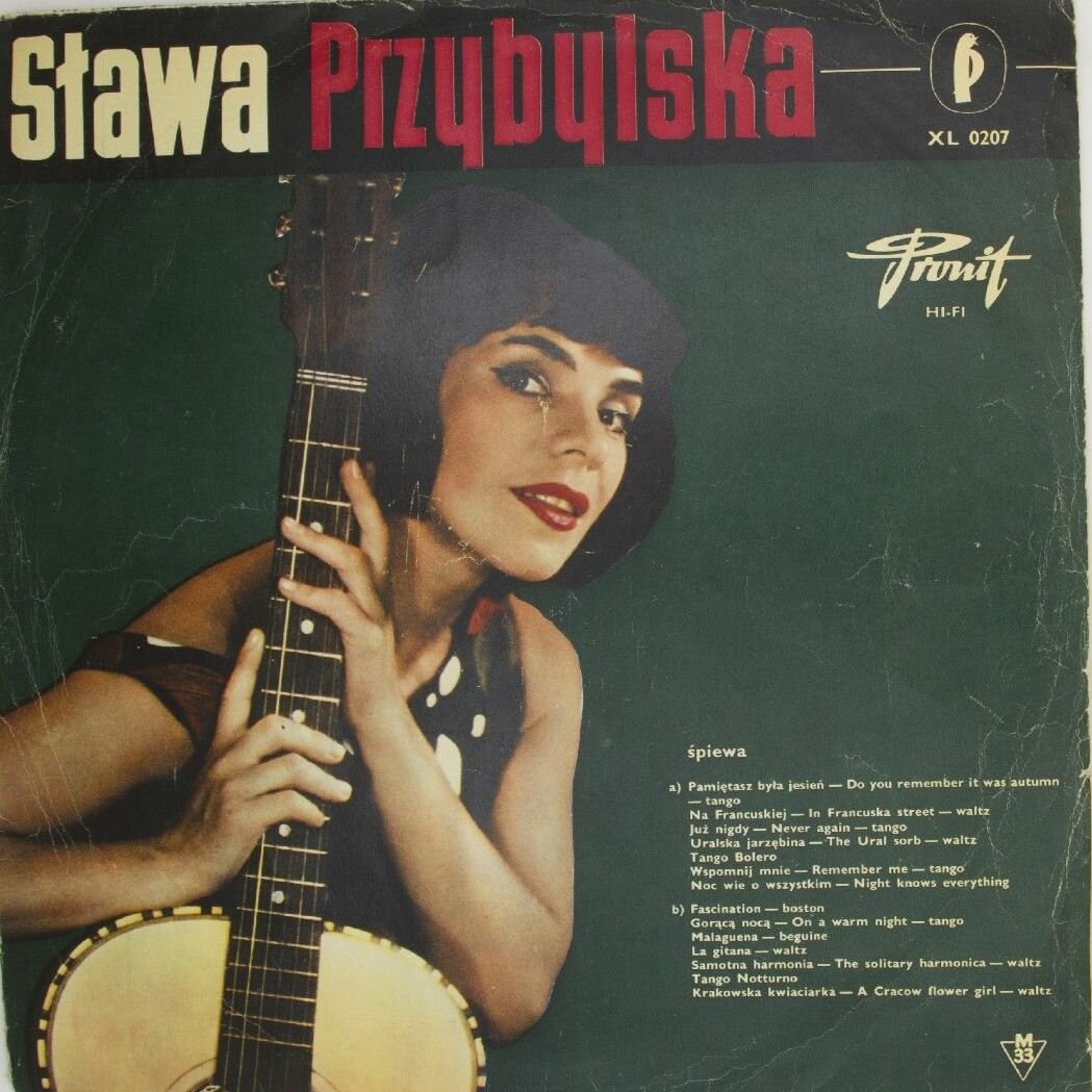Слава Пшибыльская - Slawa Przybylska (LP Pronit, Польша 1963, EX/EX)