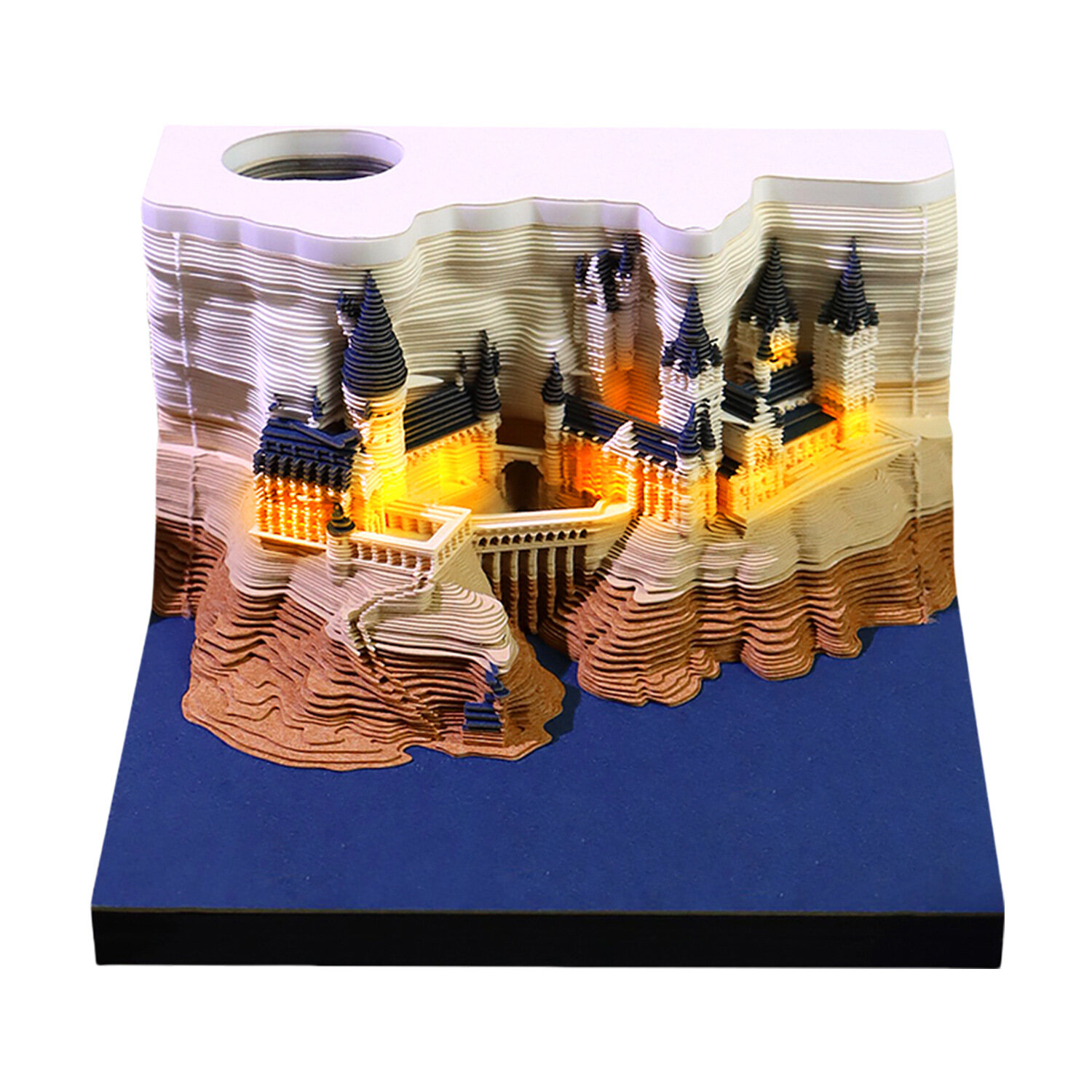 3D-стикеры с пандами для творчества, бумажная скульптура, отрывной еженедельный календарь, культурный и креативный подарок, настольное украшение, корпоративный сувенир.