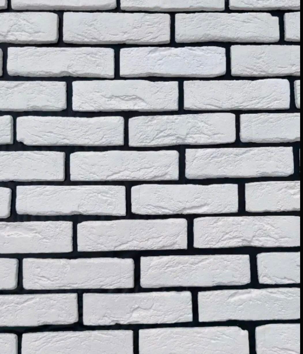 Декоративный камень для отделки "Лондон", цвет: белый, упаковка 0,6 кв. м.