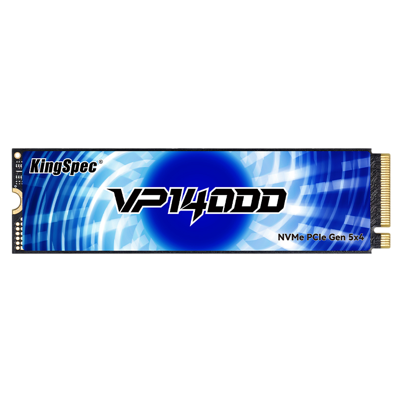 Твердотельный накопитель Kingspec SSD VP14000 2280 VP14000-2TB2280, 2048GB, M.2(22x80mm), NVMe, PCIe 5.0 x4, 3D TLC, R/W 14000/13000MB/s, IOPs 1 148 000/1 083 000, TBW 1200, DWPD 0.5, гарантия 3 года
