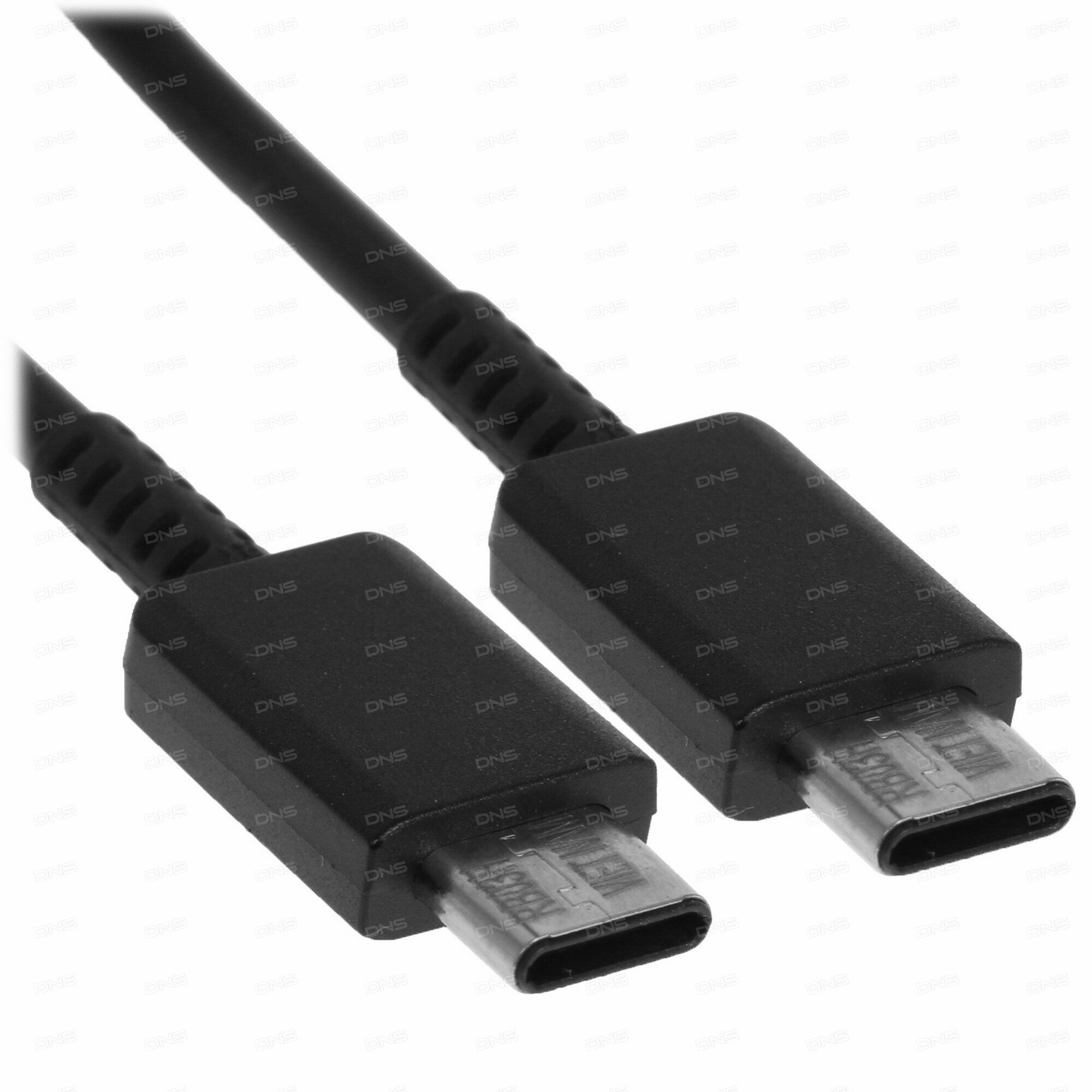 Кабель круглый Samsung USB Type-C - USB Type-C черный 1.8 м