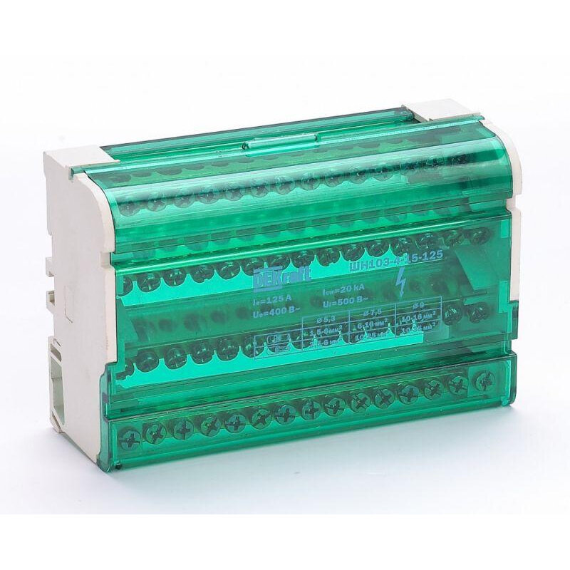 Кросс-модуль на DIN-рейку 4х15 групп 125А ШН-103 SchE, SCHNEIDER ELECTRIC 32019DEK (10 шт.)