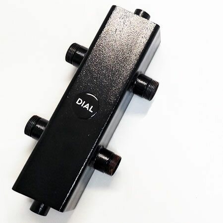 Гидравлический разделитель DIAL STEEL GR 40, 40 квт, гидрострелка для систем отопления частного дома, сталь