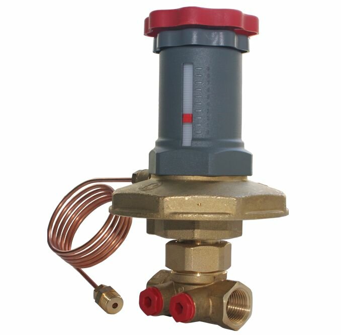 Балансировочный клапан авт лат R206C Ду15 Ру16 м/м 5-60кПа Kvs2.24 Giacomini