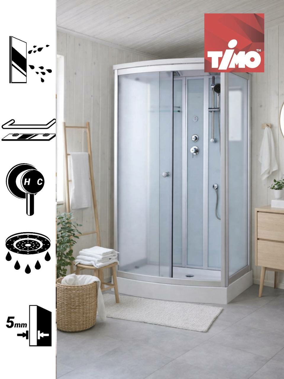 Душевая кабина 120 на 90 T-6615SF