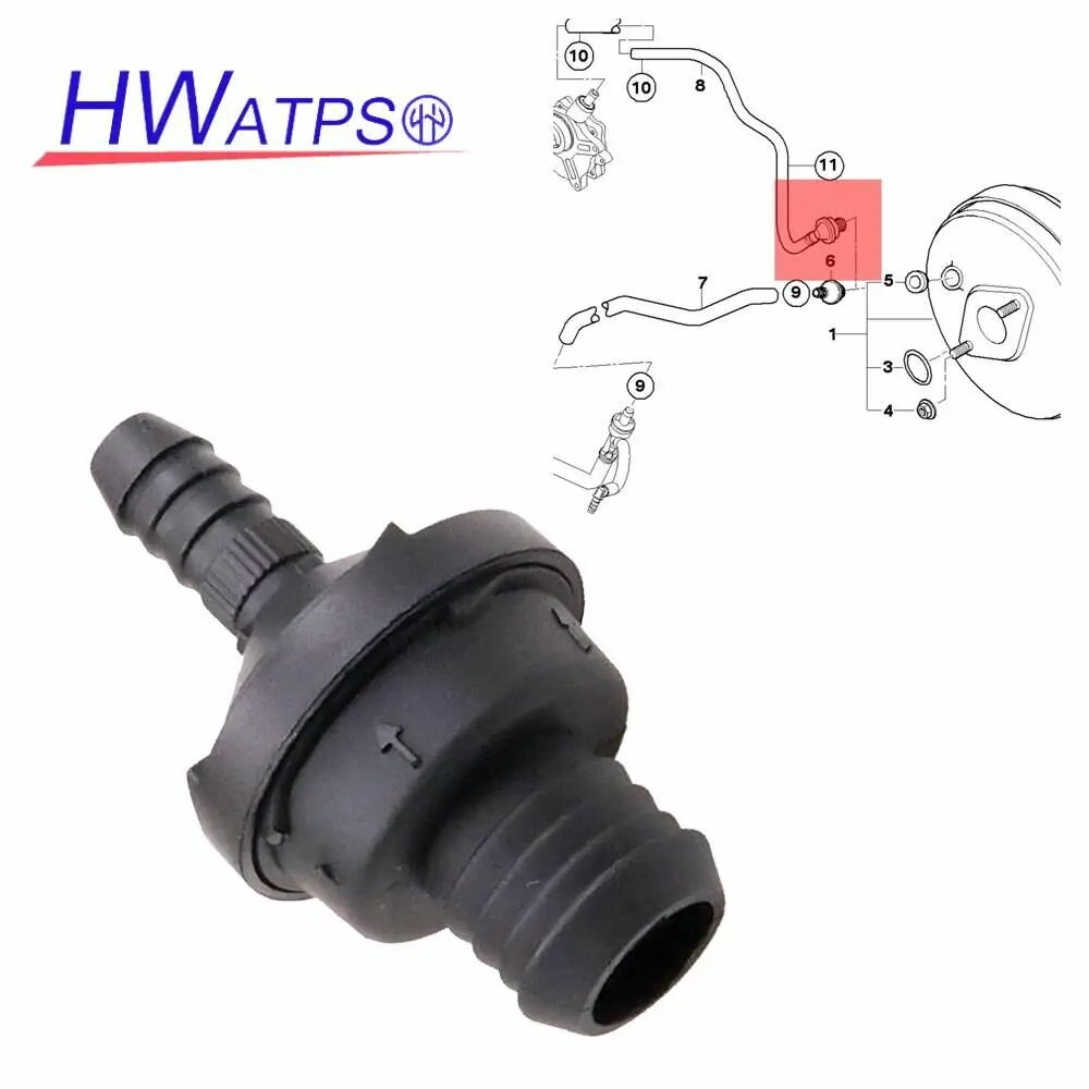 BMW обратный клапан усилителя тормоза 34331160183