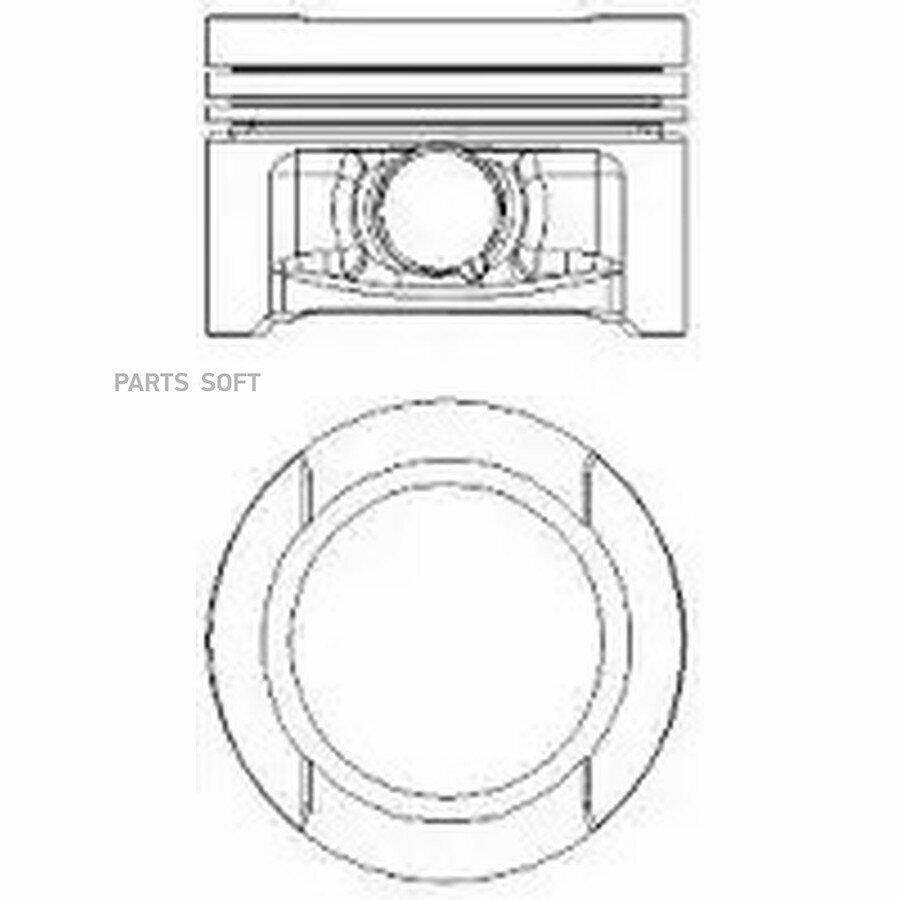 РРѕСЂС€рµрѕс AUDI/VW/SEAT 1.6L 94-2006 D=81РР STD от официального дистрибьютора, NURAL, артикул 8710590000