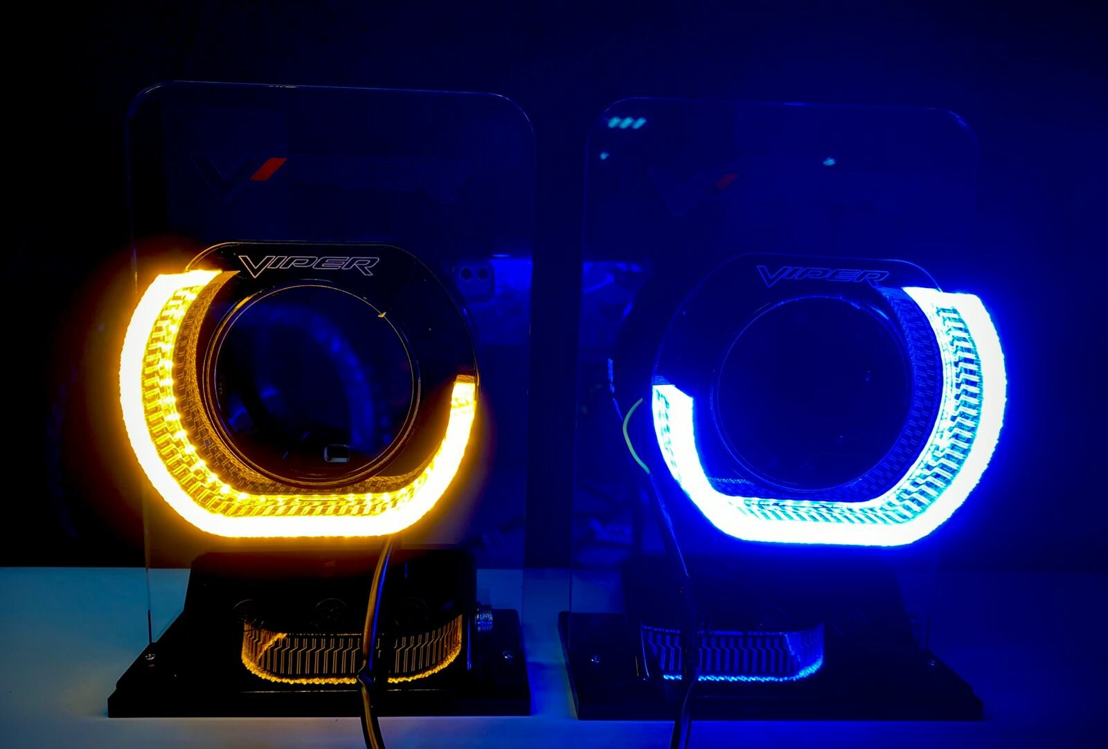 Маски с Ангельскими глазками , 3 дюйма BMW ДХО - 12-24V С поворотником Подсветка F30 стиль - Глазки для БМВ M