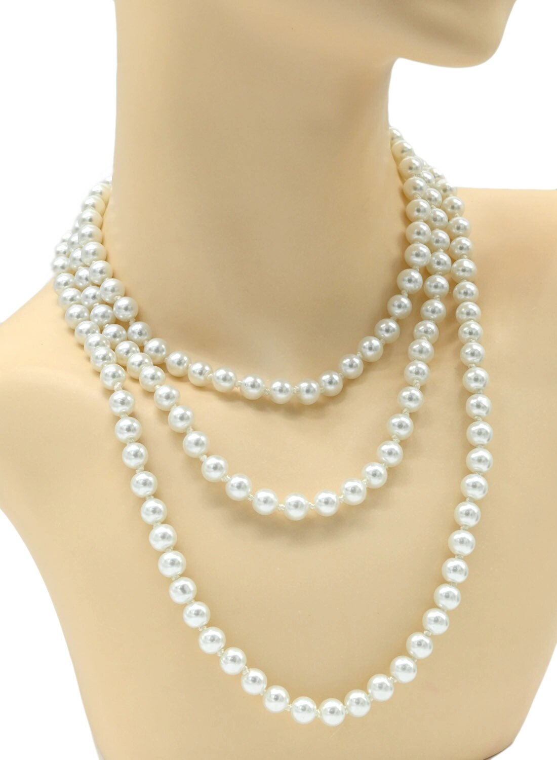 Бусы, жемчуг имитация